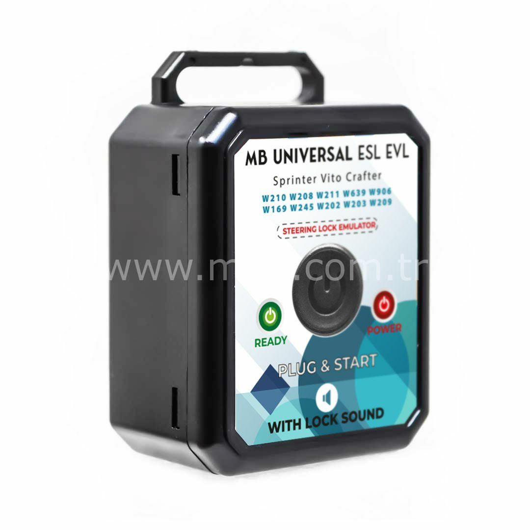 Mercedes Benz ESL ELV - VW Crafter Sprinter Üniversal Direksiyon Kilidi Emulatörü Sesli Tak Kullan