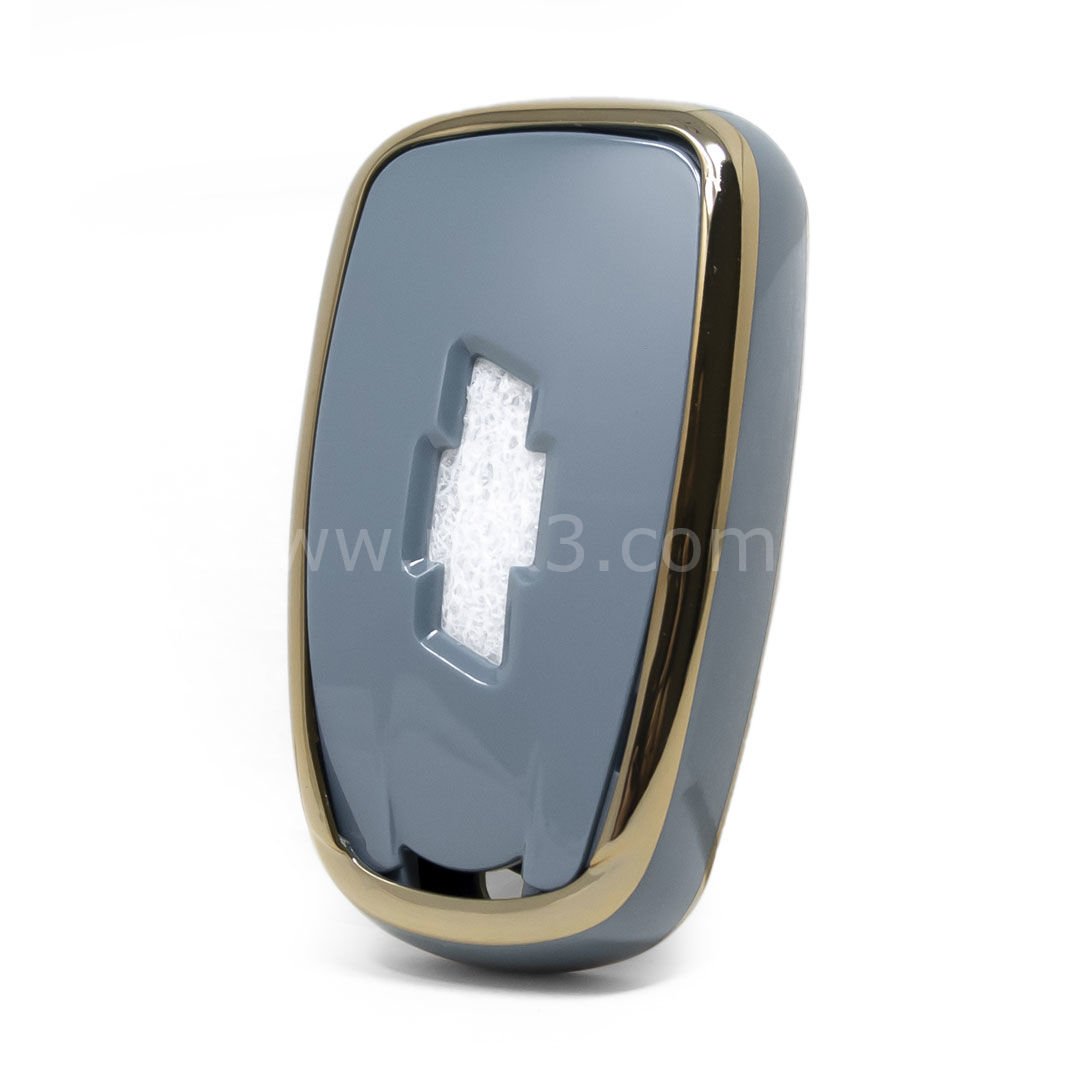 NANO Yüksek Kalite Kumanda Kılıfı Chevrolet 3 Buton Gri Renk CRL-B11J3B